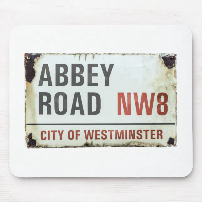 Abbey Road Sign Mousepad | Zazzle.ch
