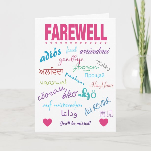 Farewell Karten | Zazzle.ch
