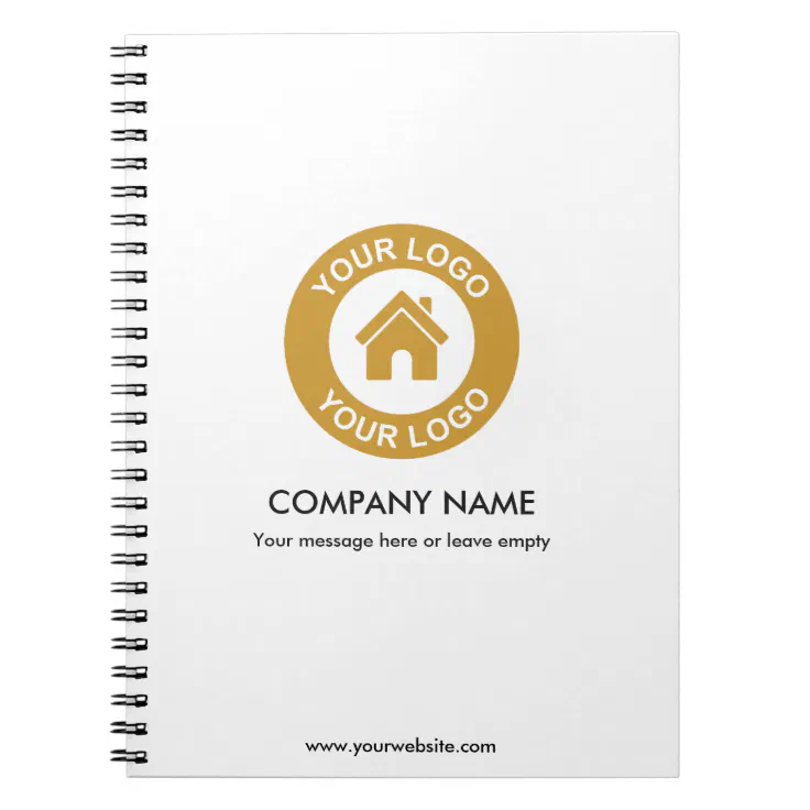 Carnet Logo d'entreprise personnalisé et promotion de tex | Zazzle.ch