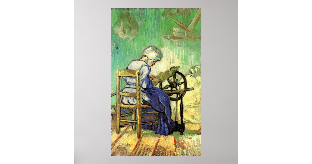 Die Spinner von Vincent van Gogh Poster | Zazzle.ch
