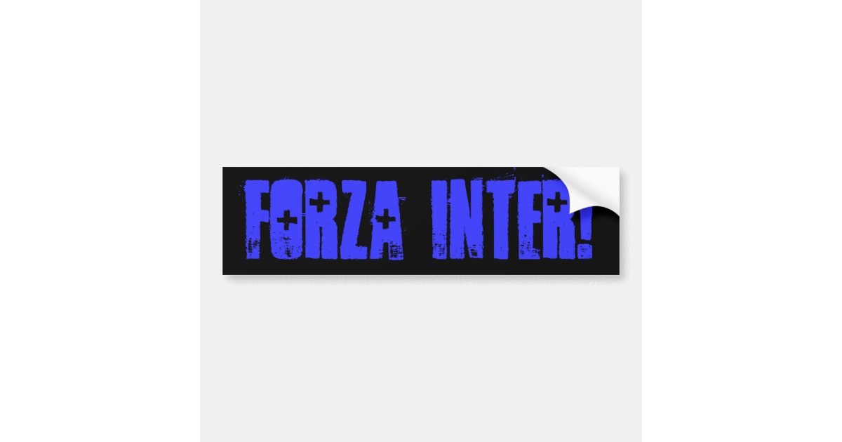 Forza Inter-! Autoaufkleber | Zazzle.ch