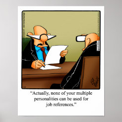 Lustiger Büro Cartoon Poster | Zazzle.ch