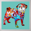 Graffiti-Mops Poster | Zazzle.ch