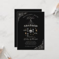 Invitation Cute Black Vintage Goth Mobile Baby shower Éffraya | Zazzle.ch