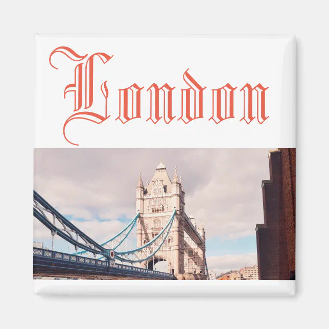 London City Tower Bridge Landscape Magnet | Zazzle.ch