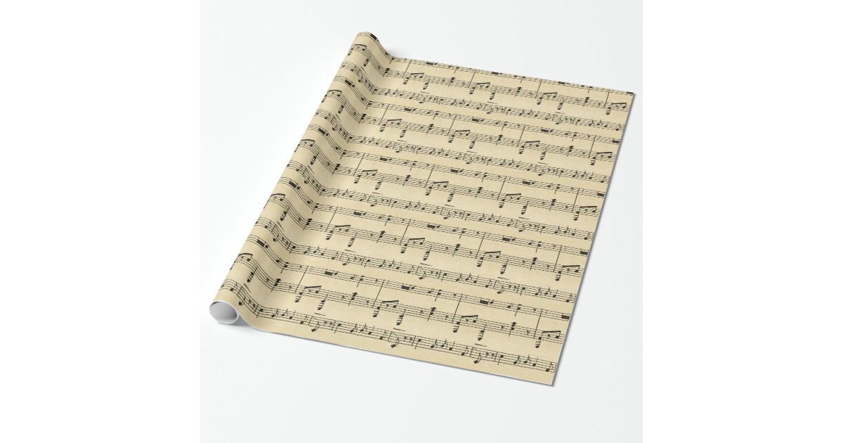 Noten Geschenkpapier | Zazzle.ch