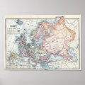 Political Map of Europe 1916 Poster | Zazzle.ch